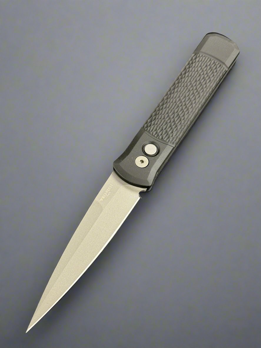 Protech 924 Godfather w/ Jigged Black Handle 154cm