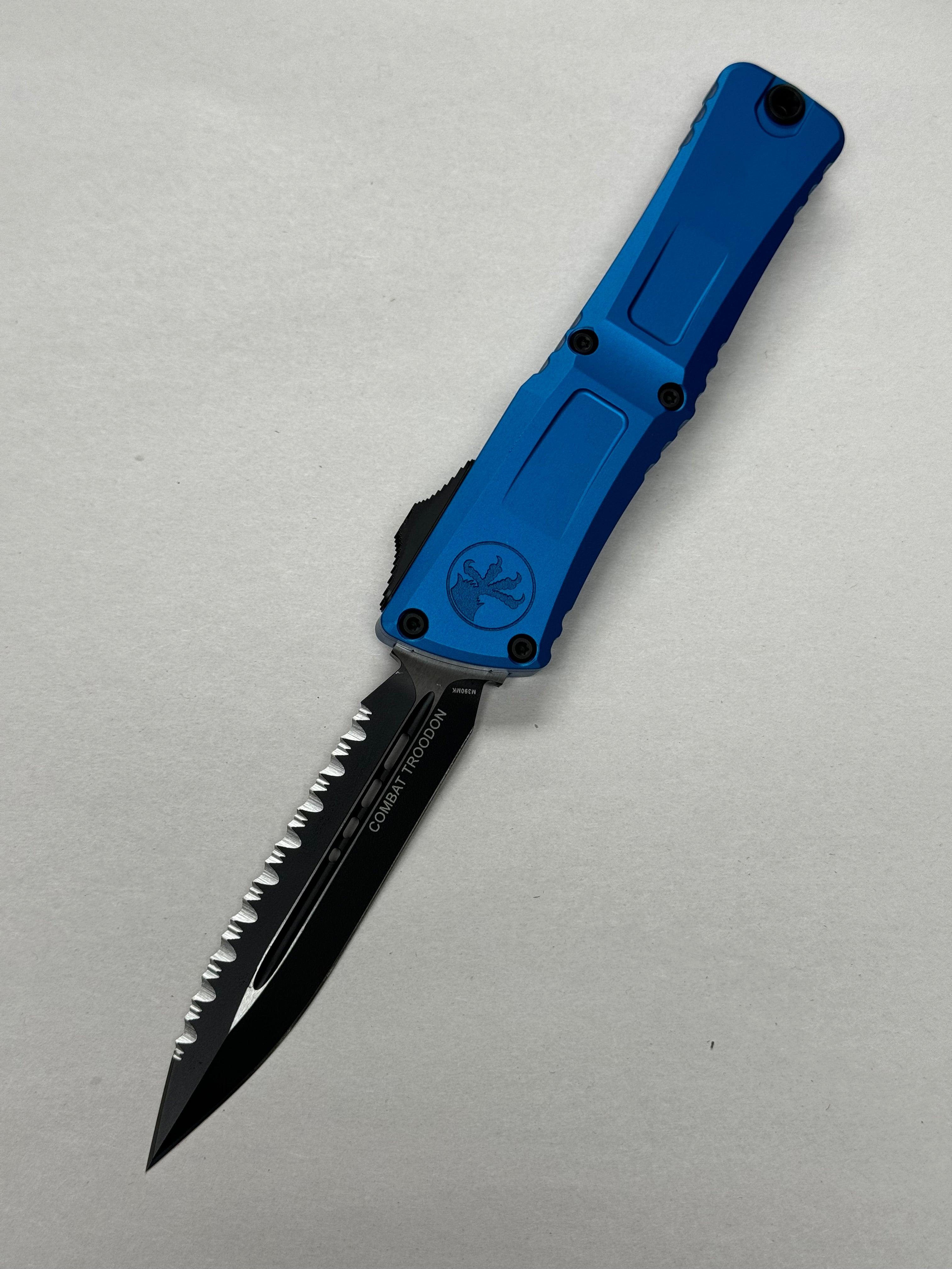 Microtech Knives Combat Troodon Gen III Black Double Edge Full Serrate
