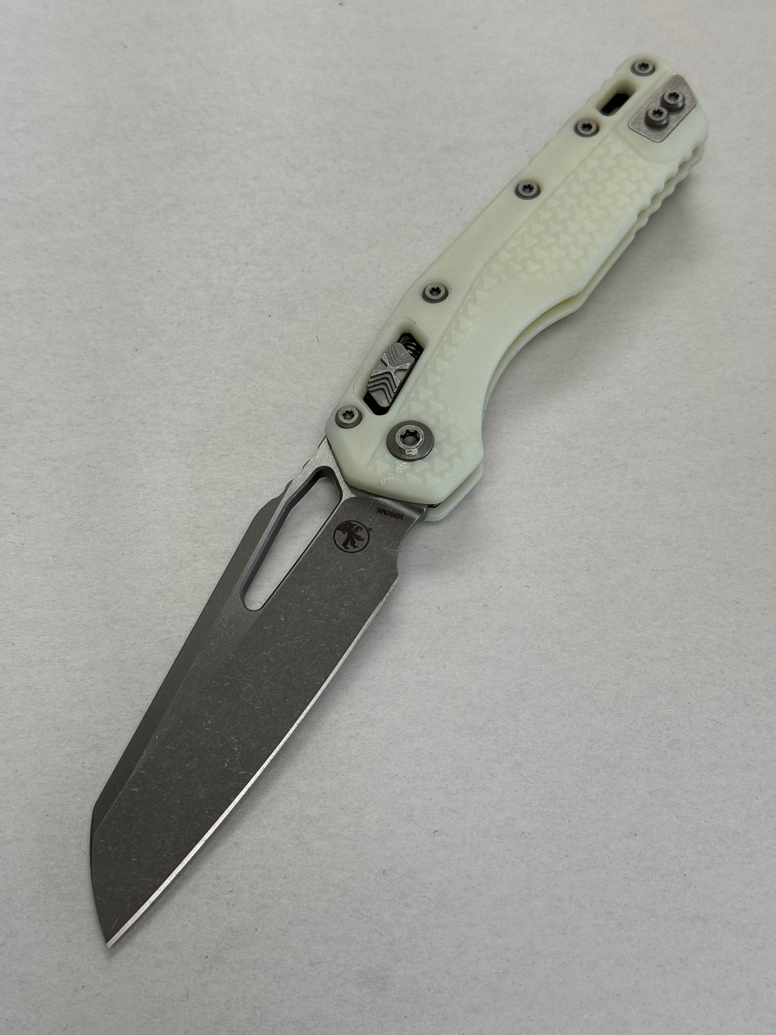 Microtech Knives MSI RAM LOK White Polymer & M390MK Apocalyptic Standa ...