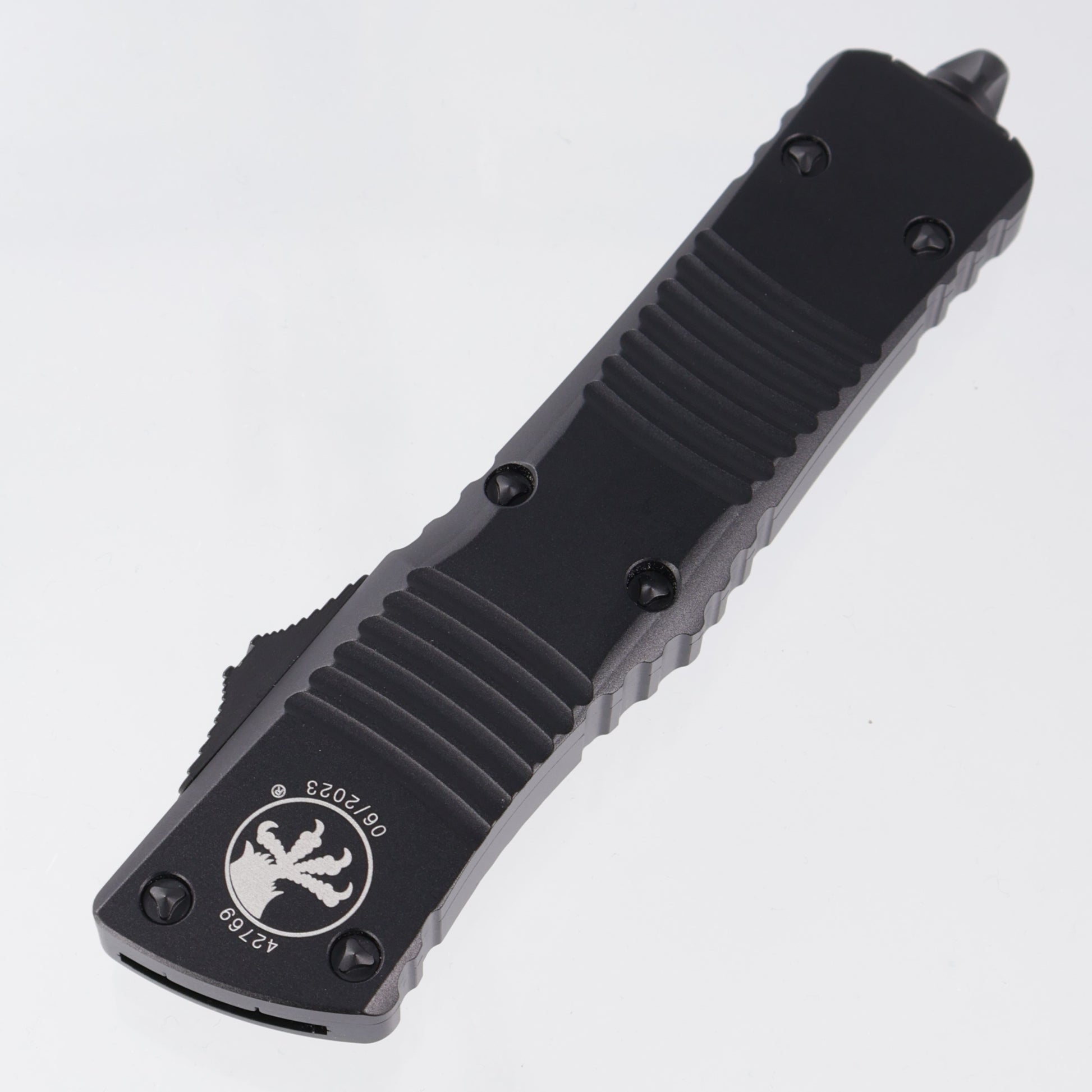 Microtech Combat Troodon Double Edge - Black Aluminum - Tactical 2-Ton ...
