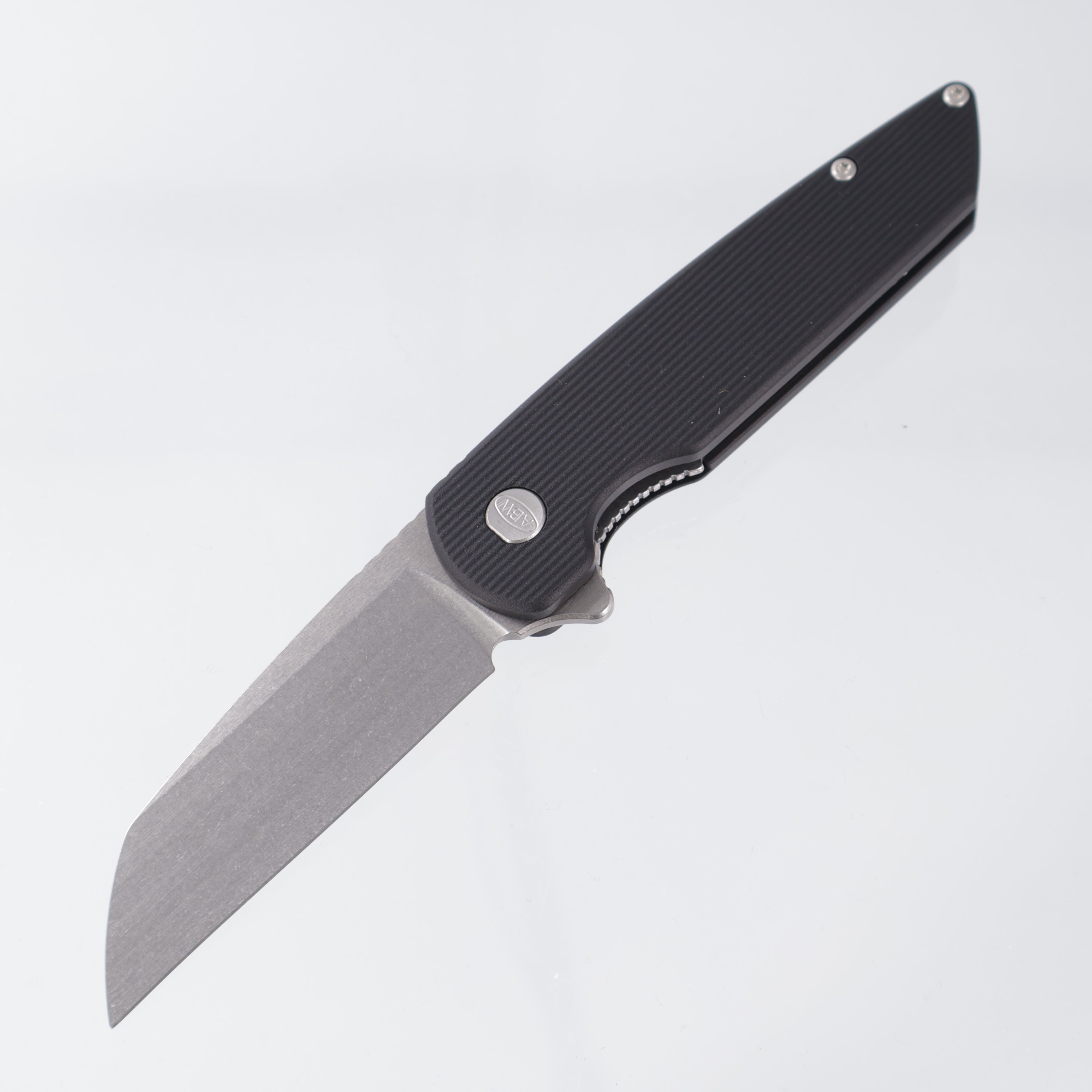 American Bladeworks Model 2 - Black Aluminum - Stonewash Magnacut – BR-OP