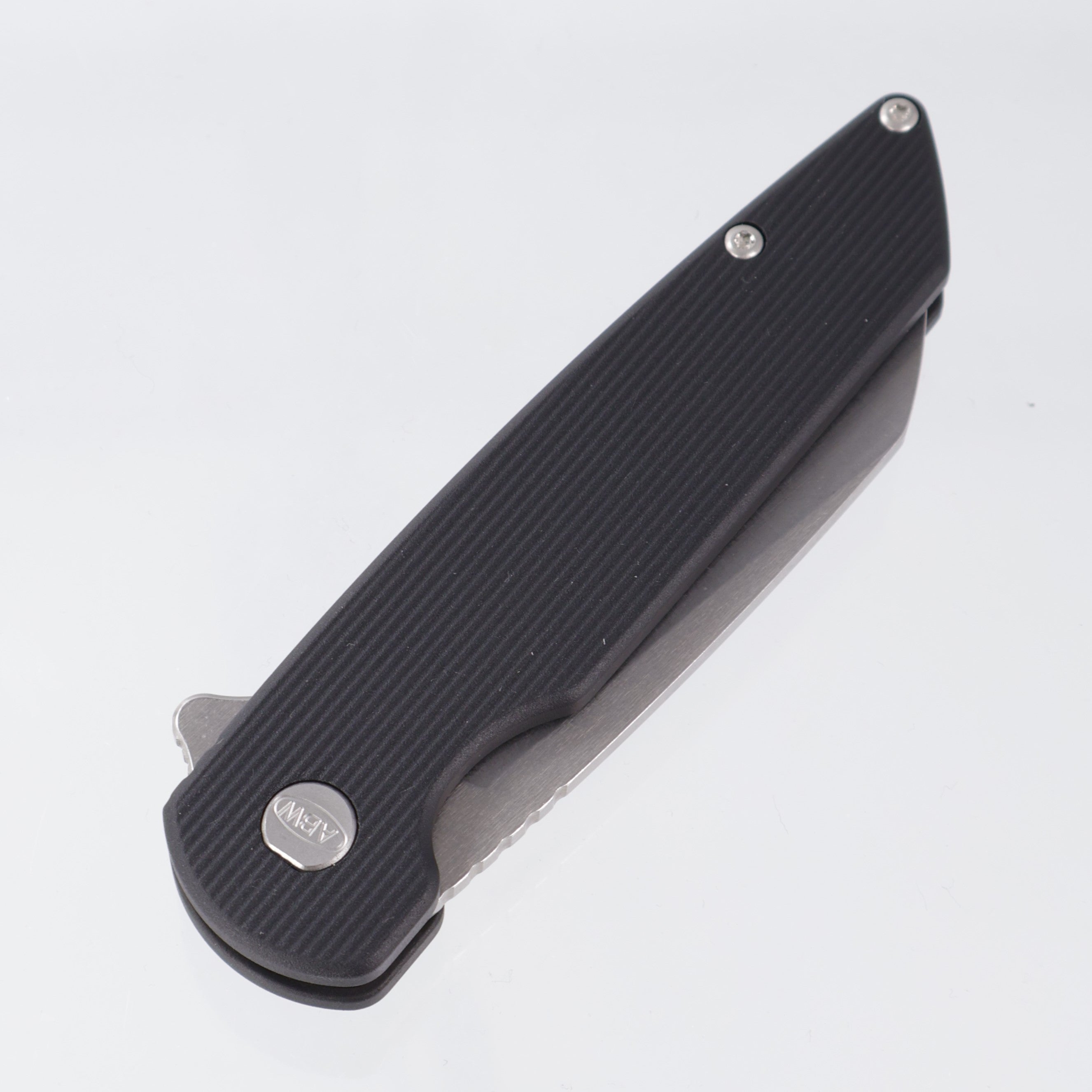 American Bladeworks Model 2 - Black Aluminum - Stonewash Magnacut – BR-OP