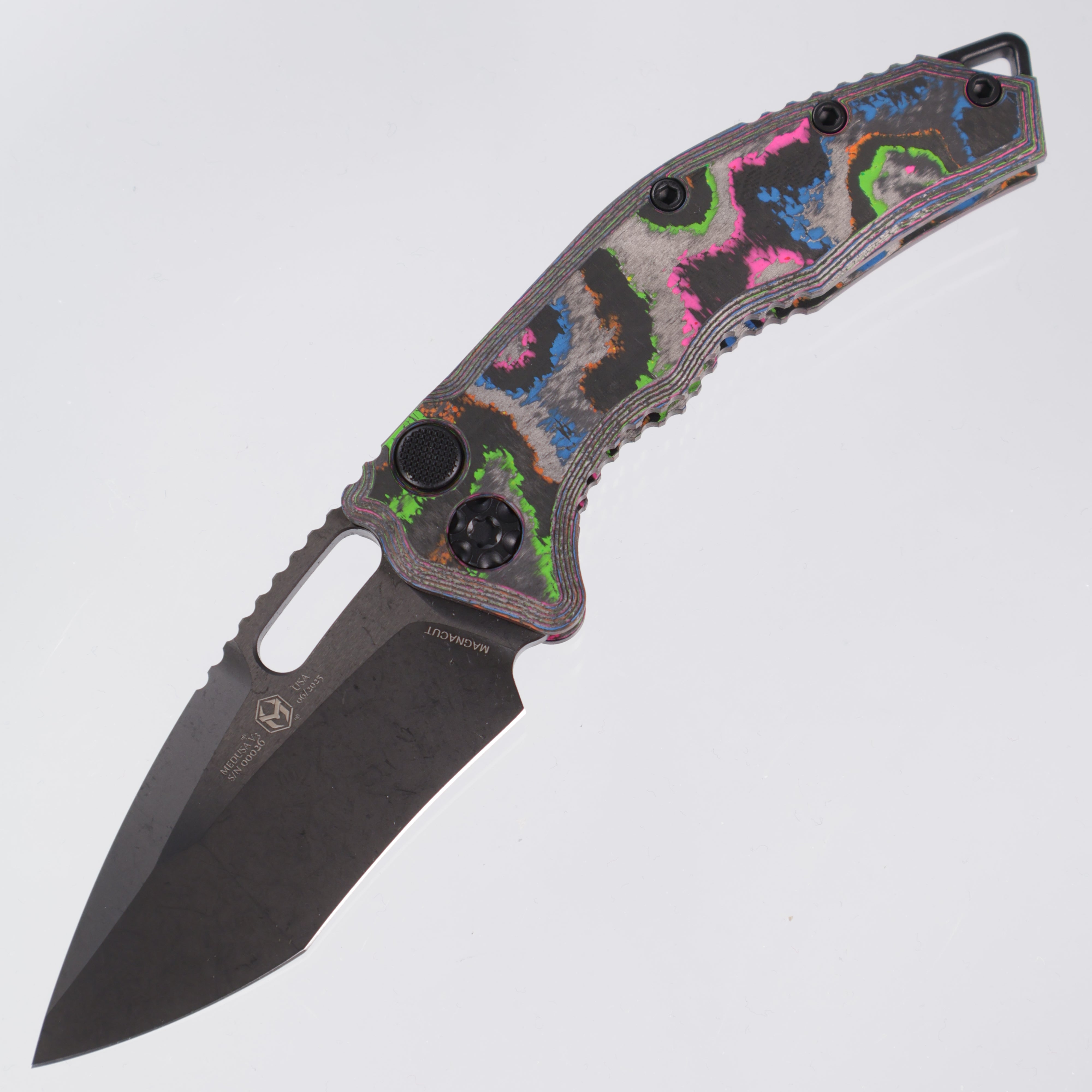 Heretic Medusa V3 Auto Recurve - BROP Exclusive - 80s Camo Carbon - DL ...