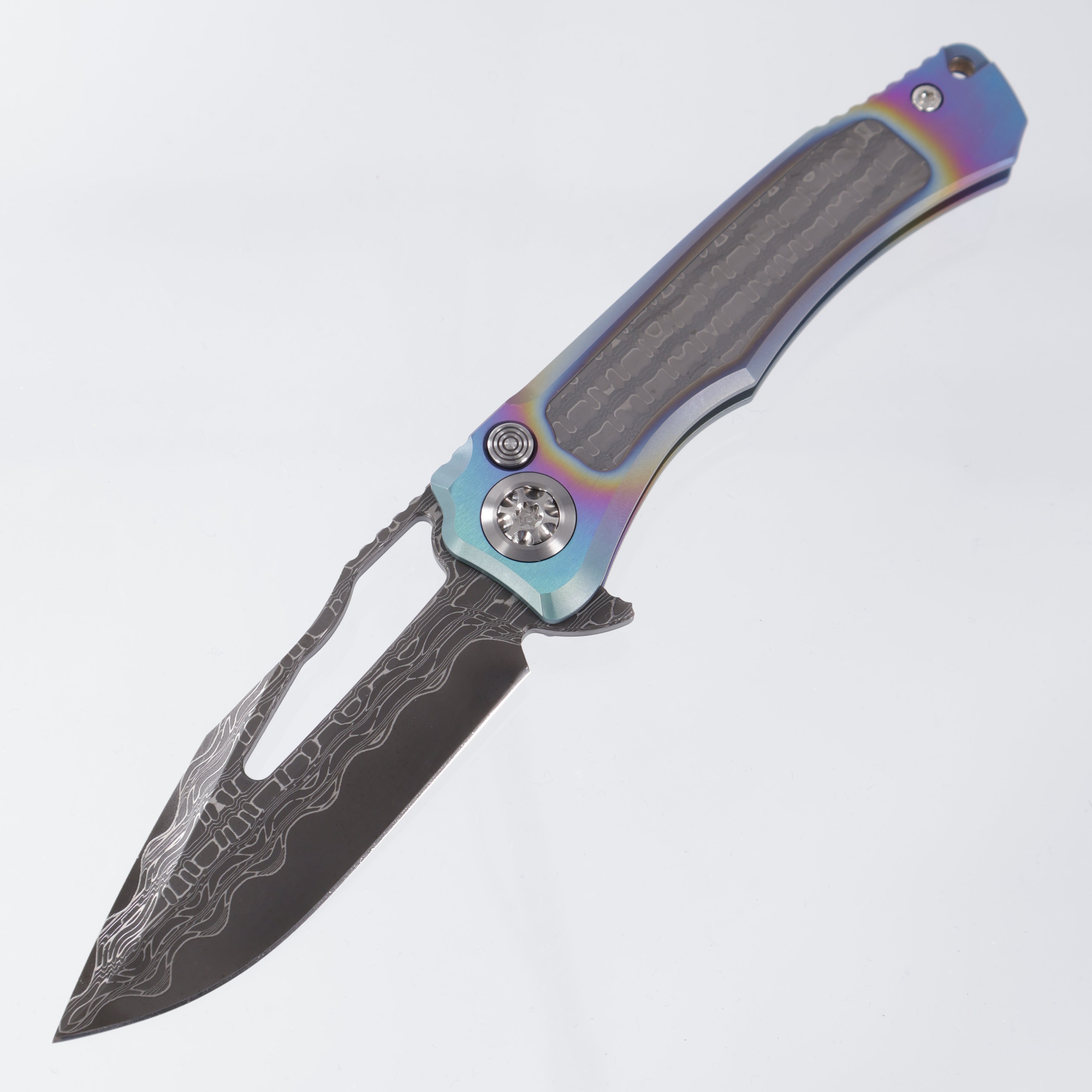 Heretic Wraith V4 Manual Custom - Vegas Forge Reptilian SanMai Blade ...
