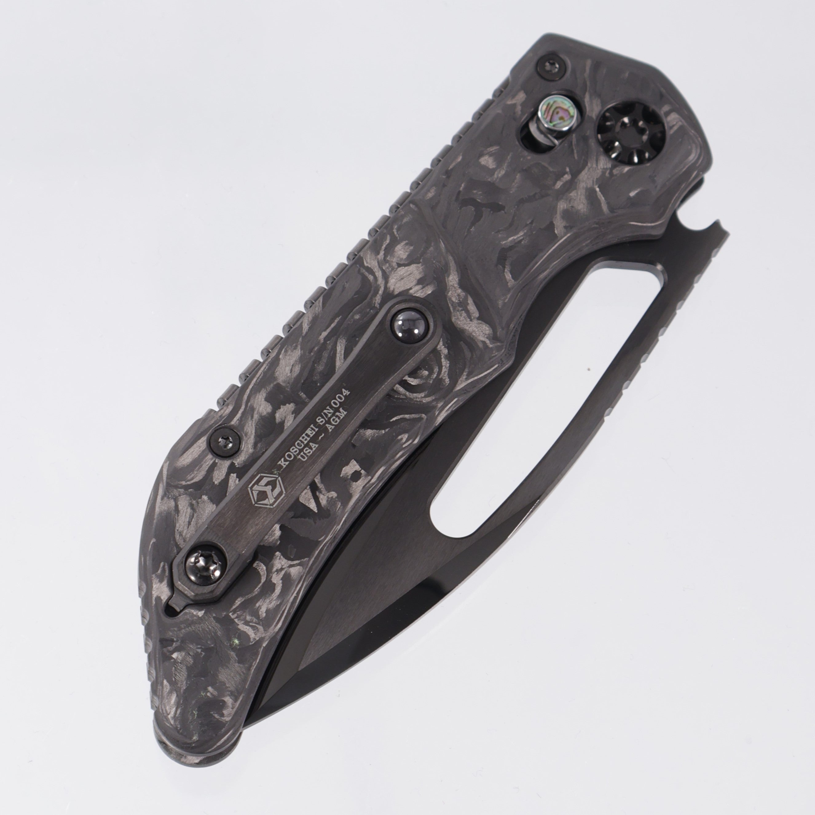Heretic Koschei Custom - Marbled Carbon FIber Scales w/ DLC Accents ...