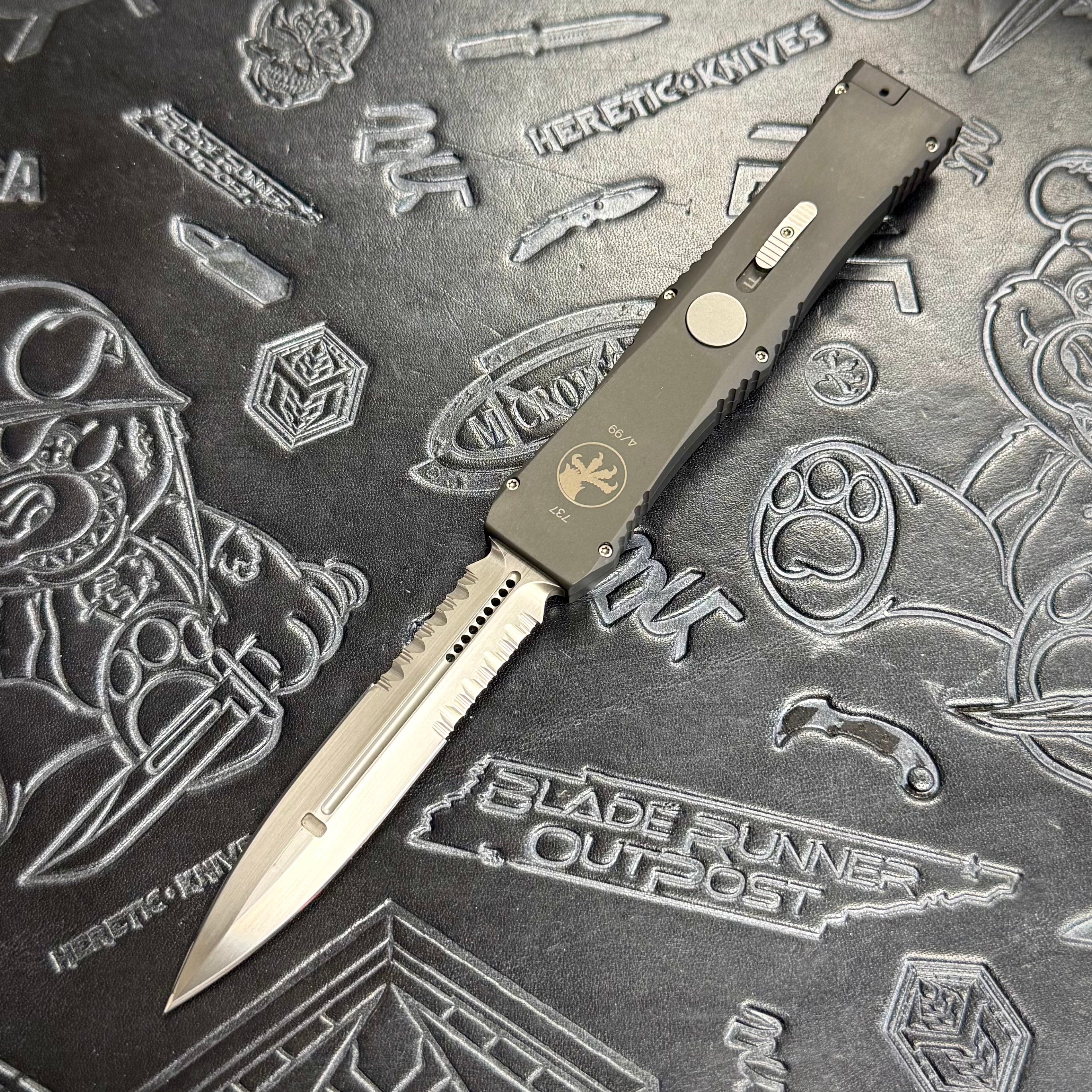 Microtech Nemesis III - Brend Grind Hand Satin - Partial Serrate - S/N ...