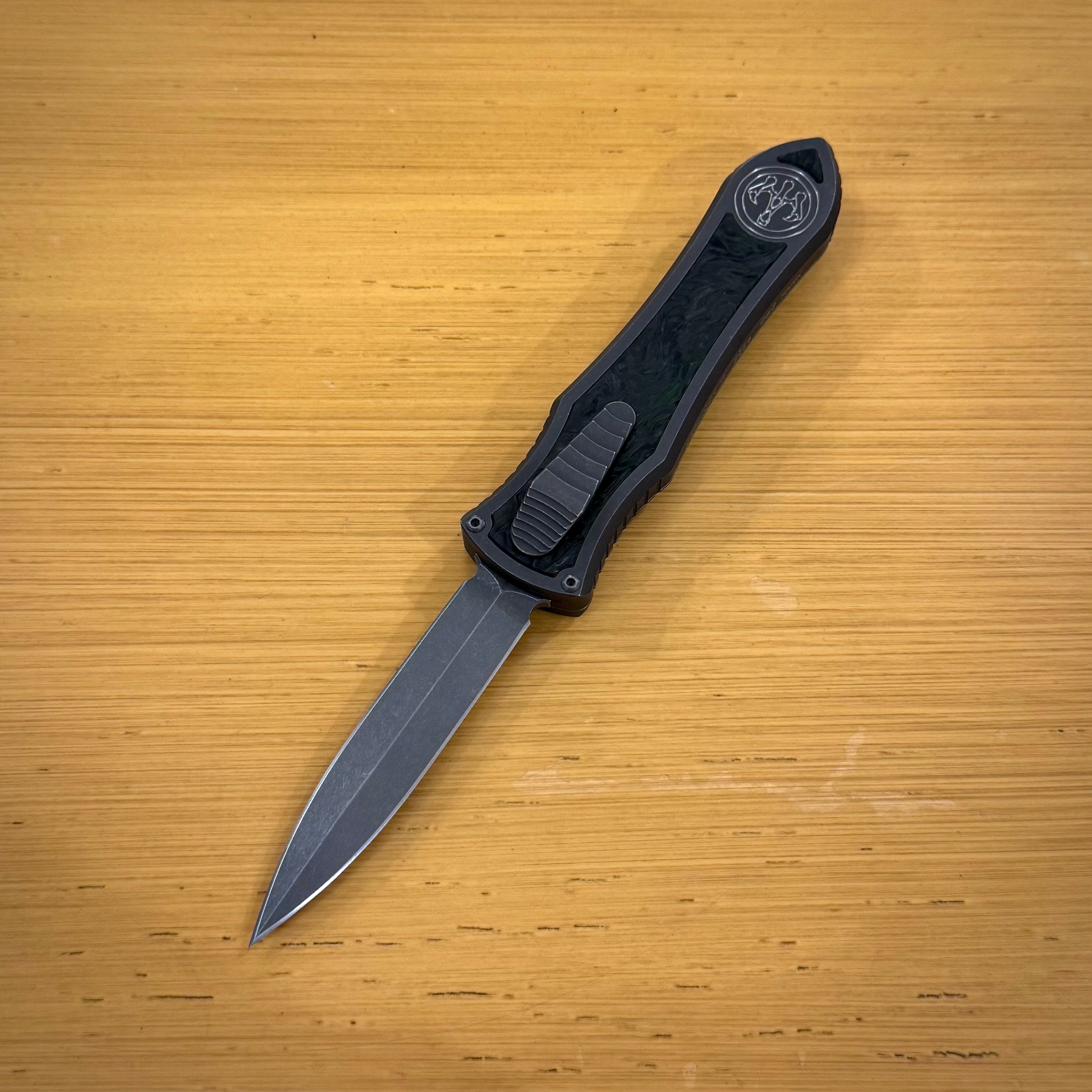 Hawk Knives Deadlock Model C - Titanium Chassis - Green Dark Matter in ...