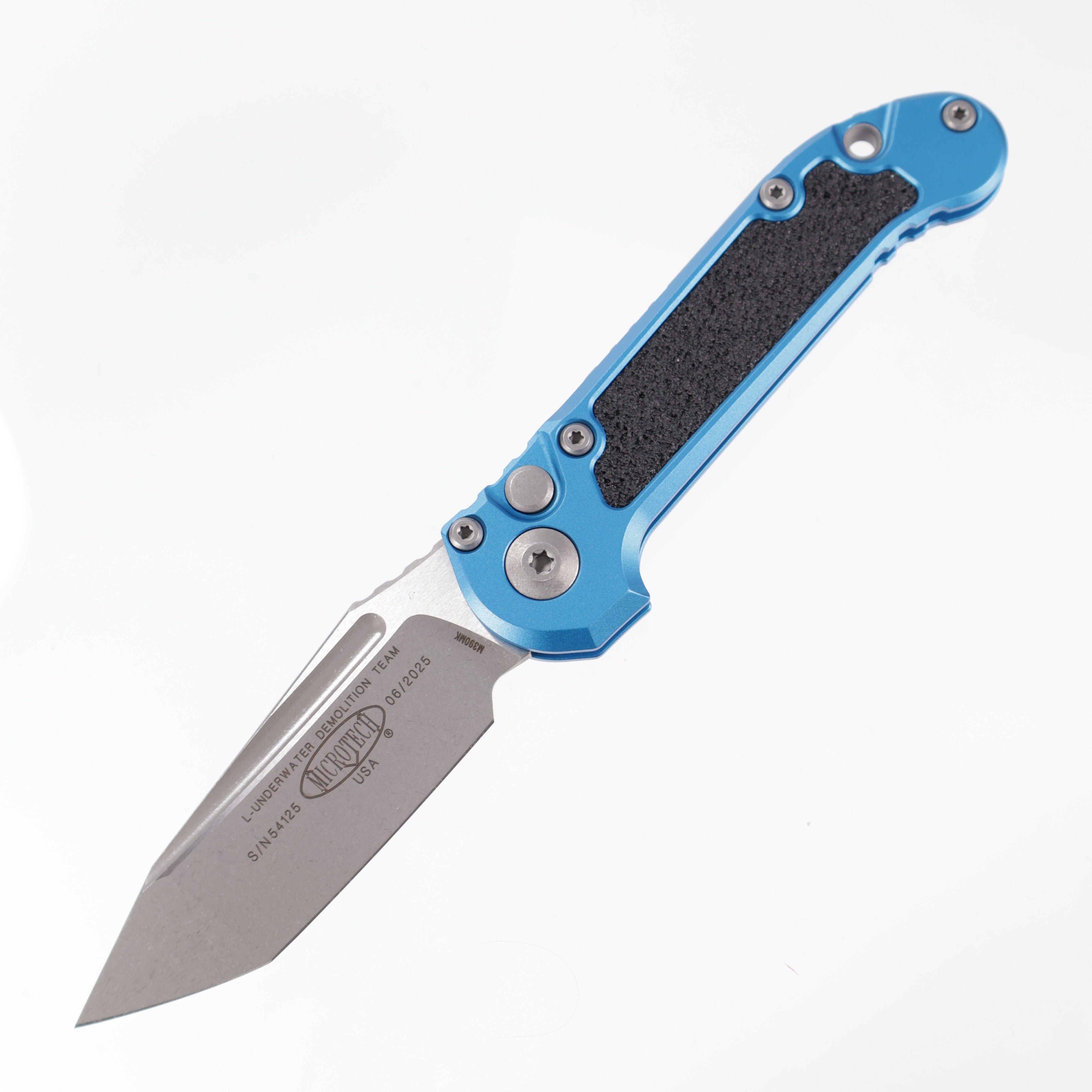 Microtech LUDT Gen III - Blue - Apocalyptic Tanto 1136-10 APBL – BR-OP