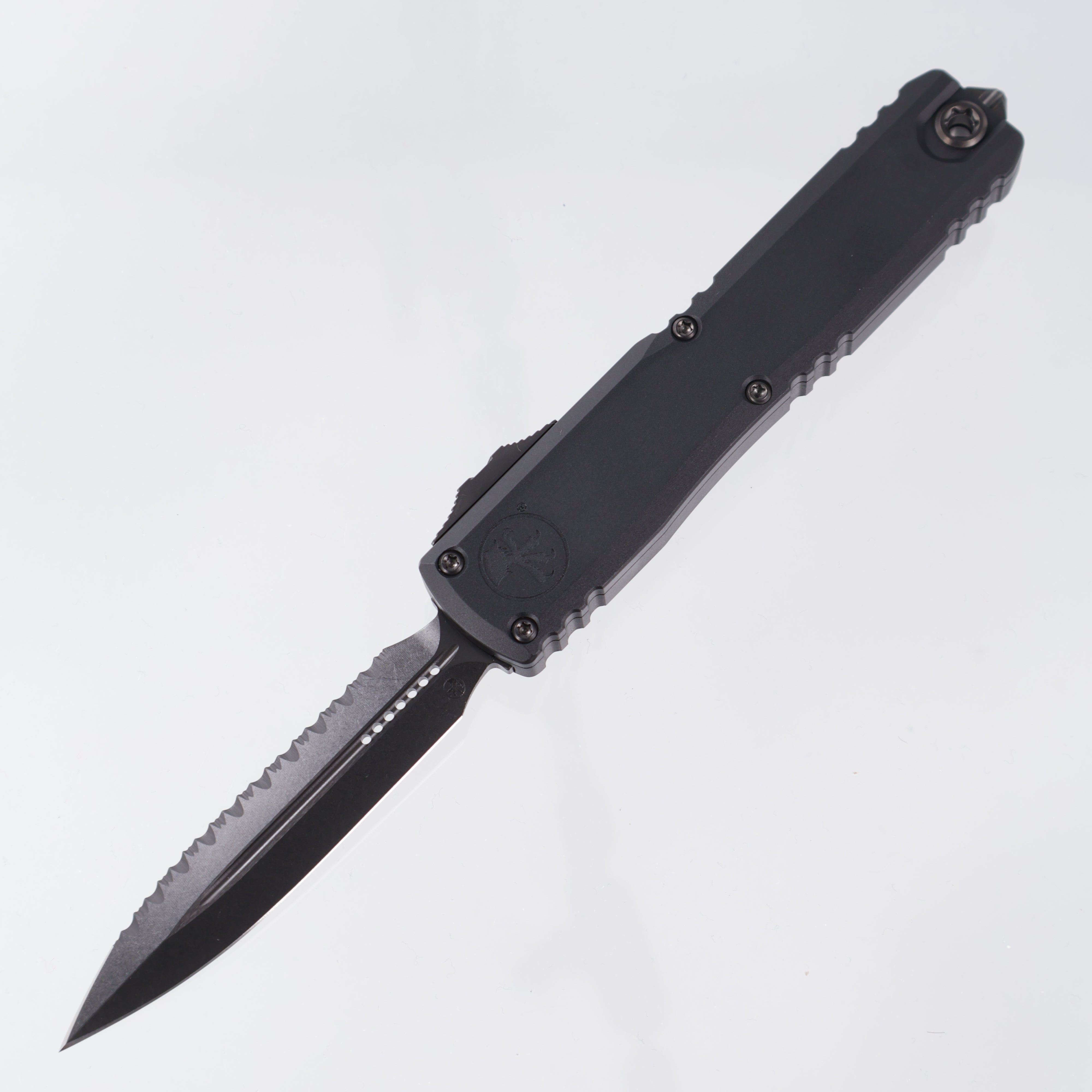 Microtech Ultratech ZBP - Shadow Signature Series - Black w/ DLC Hardw ...