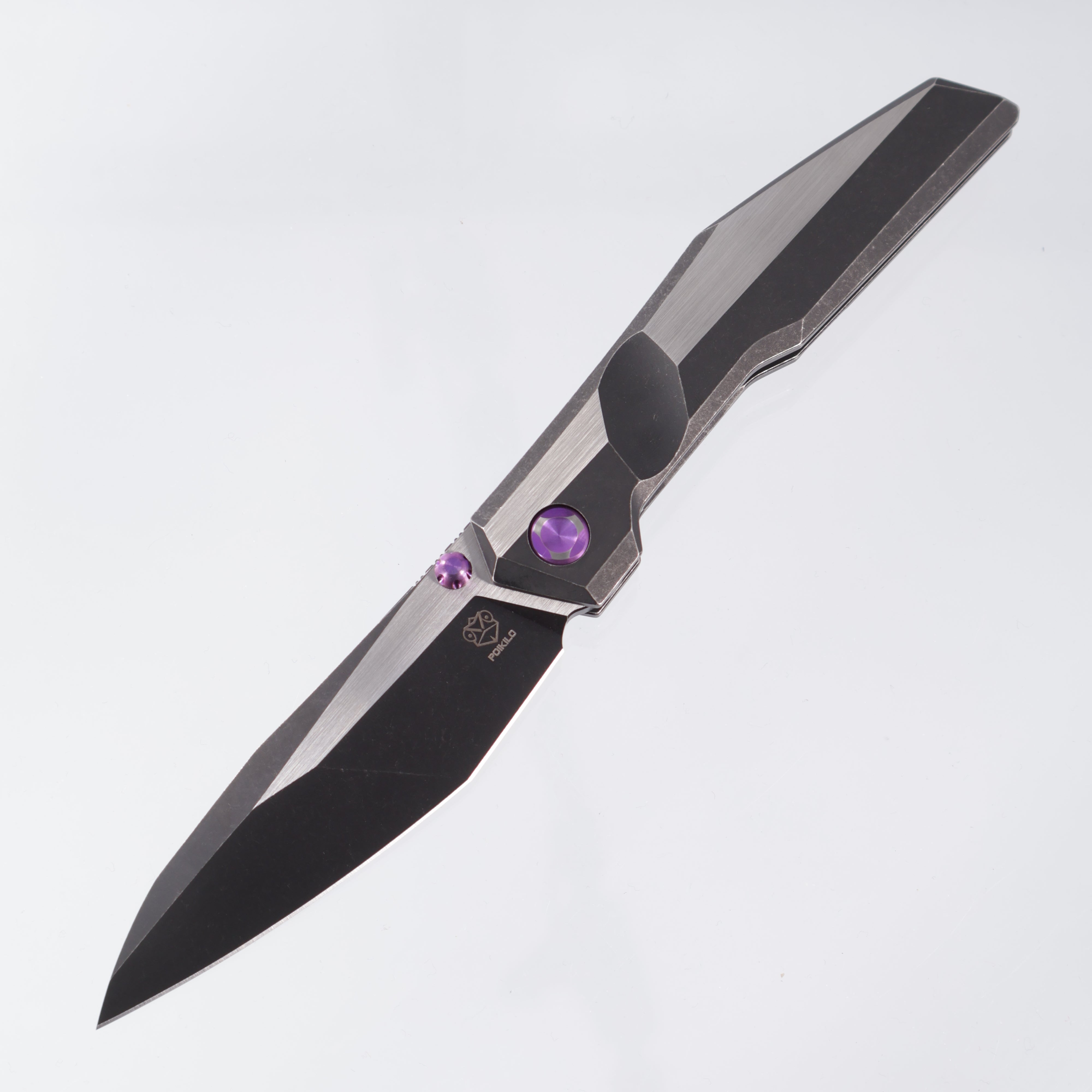 Poikilo Komodo - Dark Stonewash M398 - Ti with Purple Anodization - S ...