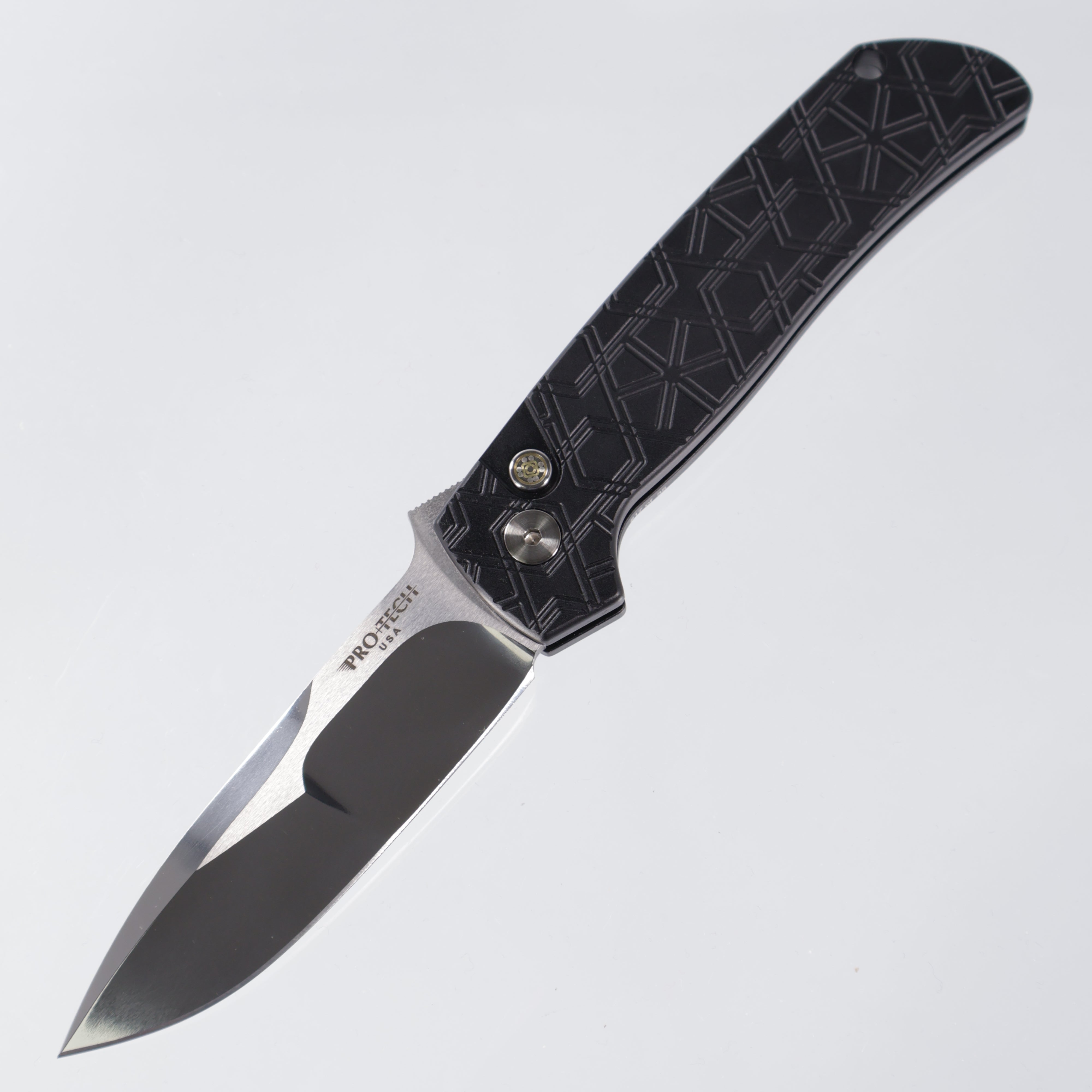 Pro-Tech ATCF - Black Aluminum w/ Traffic Pattern & Mosaic Pin Button ...