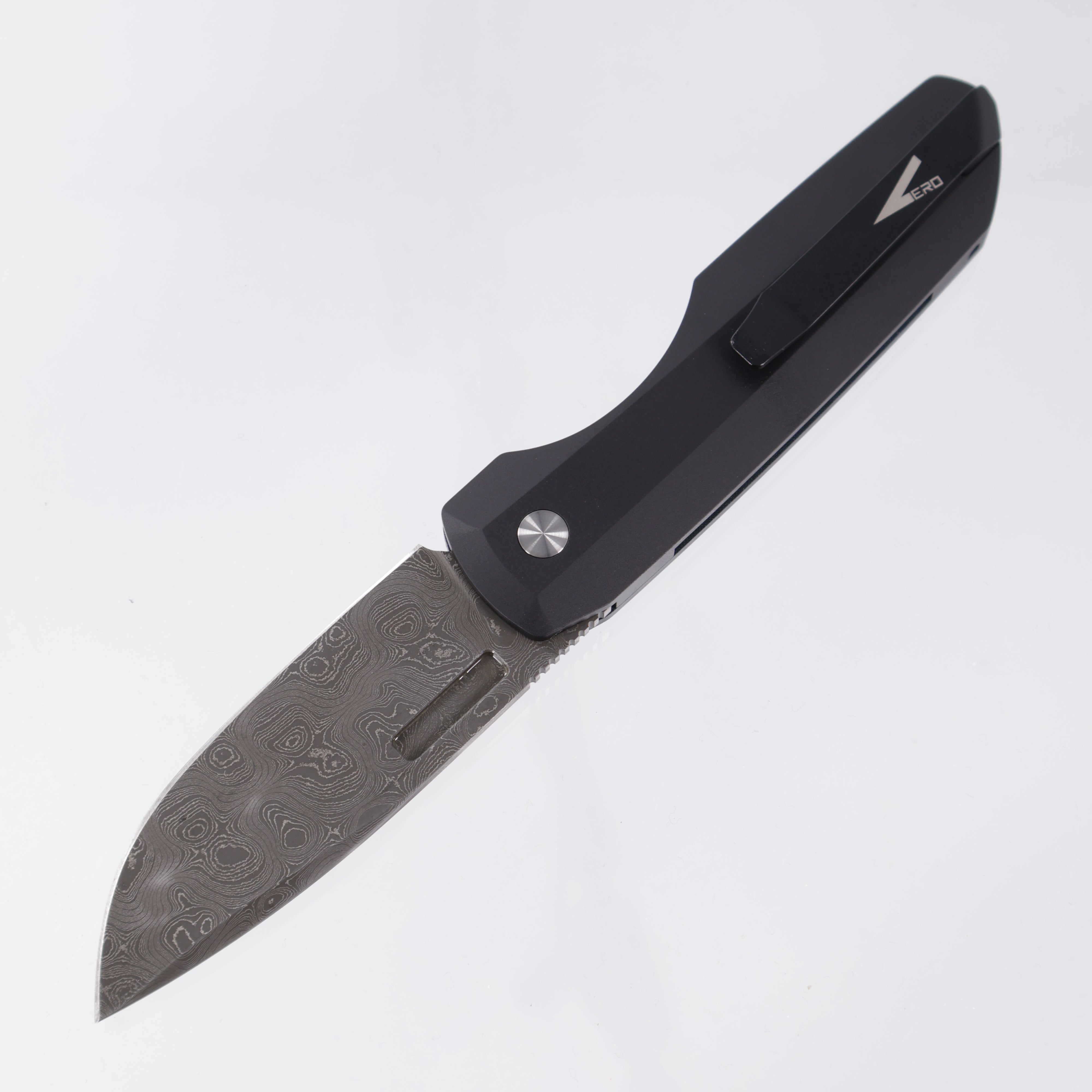 Protech x Vero Synapse Auto 2025 Custom 003 - Blue Linen Micarta Lid w ...
