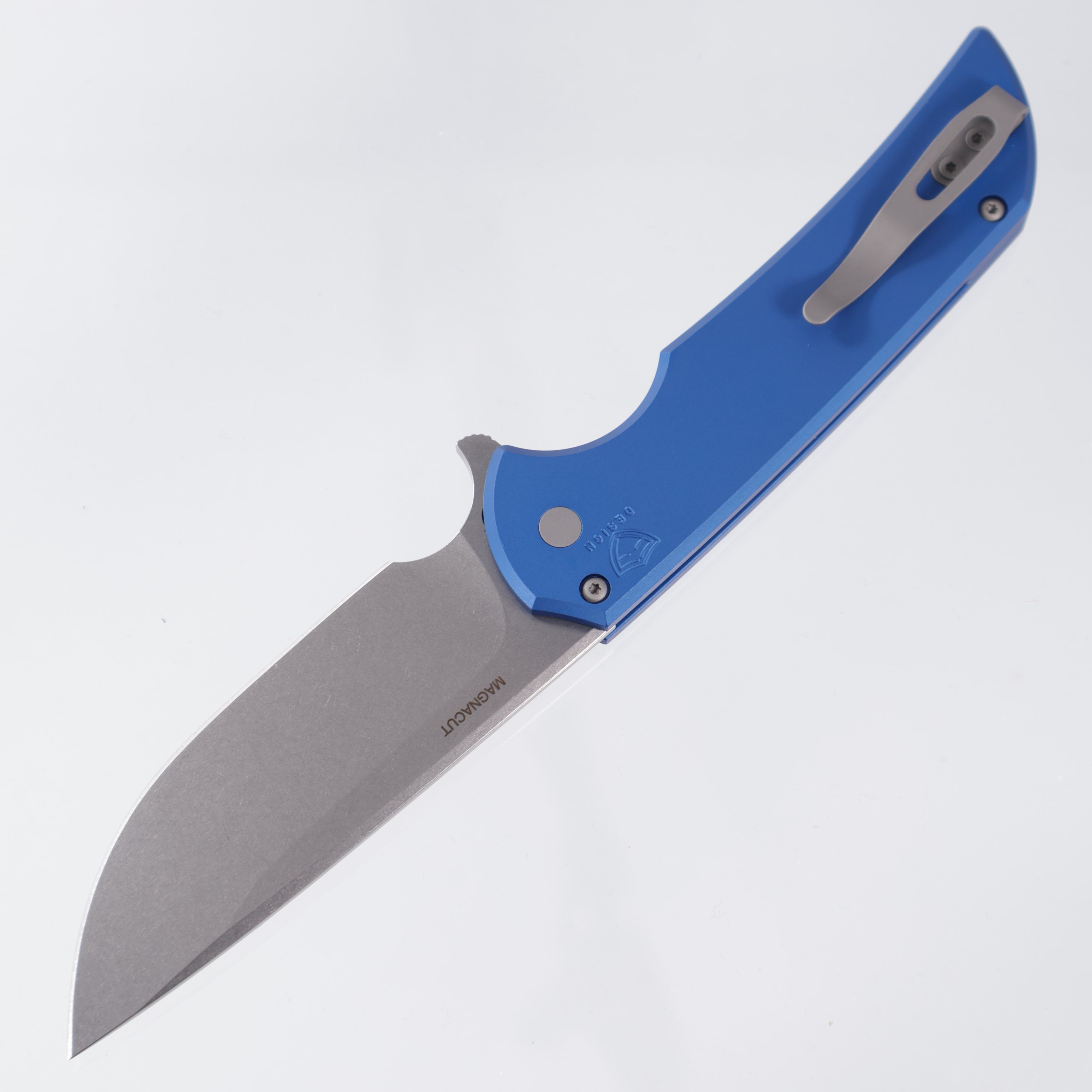 Protech Mordax MX101-BLUE - Blue Handle - Stonewash Magnacut – BR OP